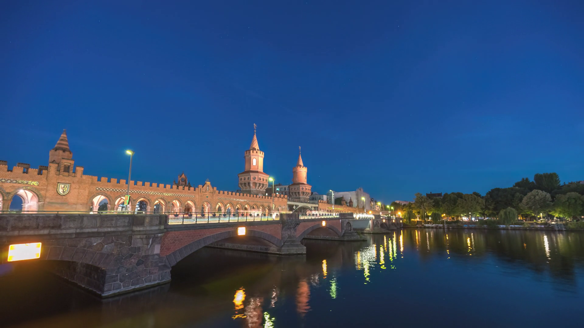 Berlin Germany Time Lapse Night City Skyline Stock Footage SBV ...