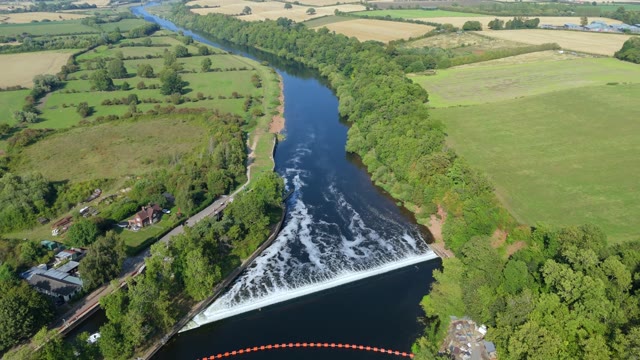Weir Aerial Stock Footage: Royalty-Free Video Clips - Storyblocks
