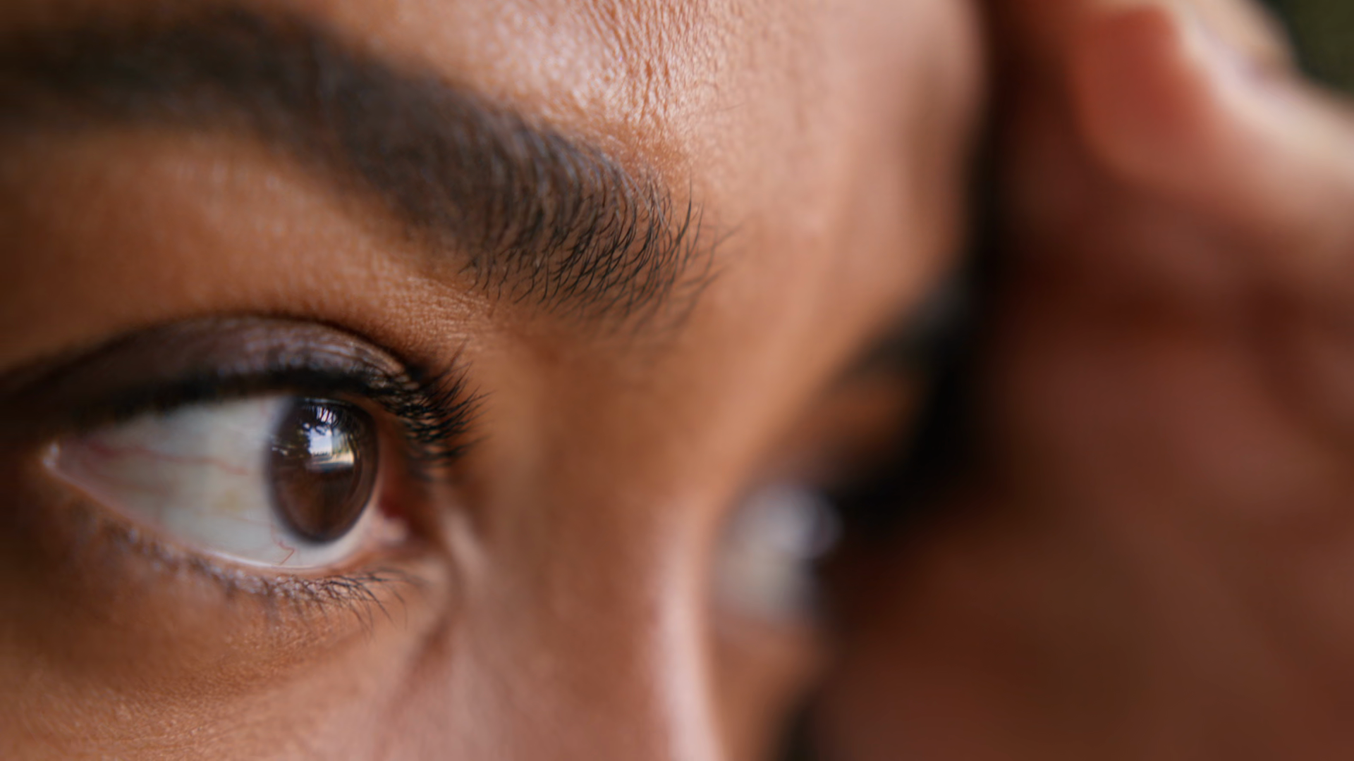 Close Up Touching Forehead Tense African Stock Footage SBV-353551800 ...