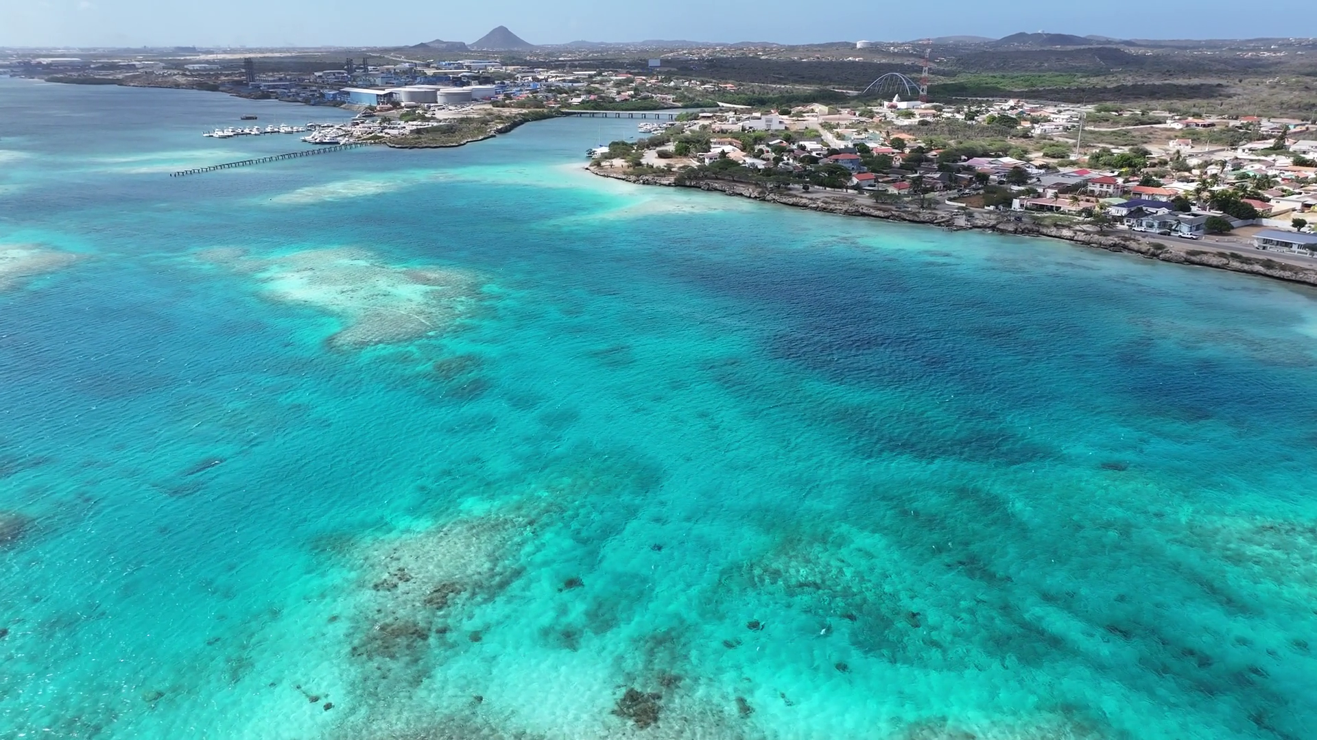 Aruba Skyline At Oranjestad In Caribbean Stock Footage SBV-348974126 ...