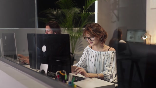 Office Employee Working Stock Footage: Royalty-Free Video Clips ...