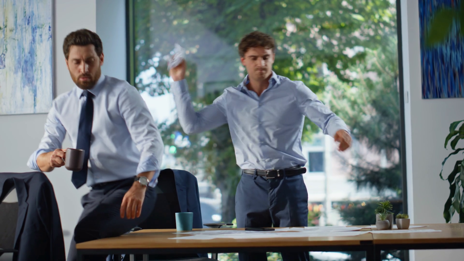 Angry Director Shouting Subordinator At Stock Footage SBV-352253795 ...