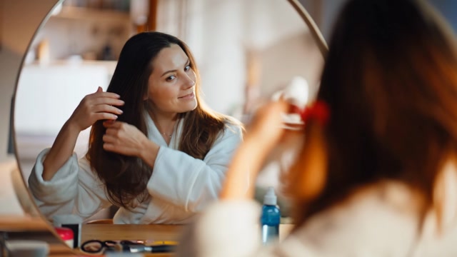 Woman Hair Slow Motion Stock Footage: Royalty-Free Video Clips ...