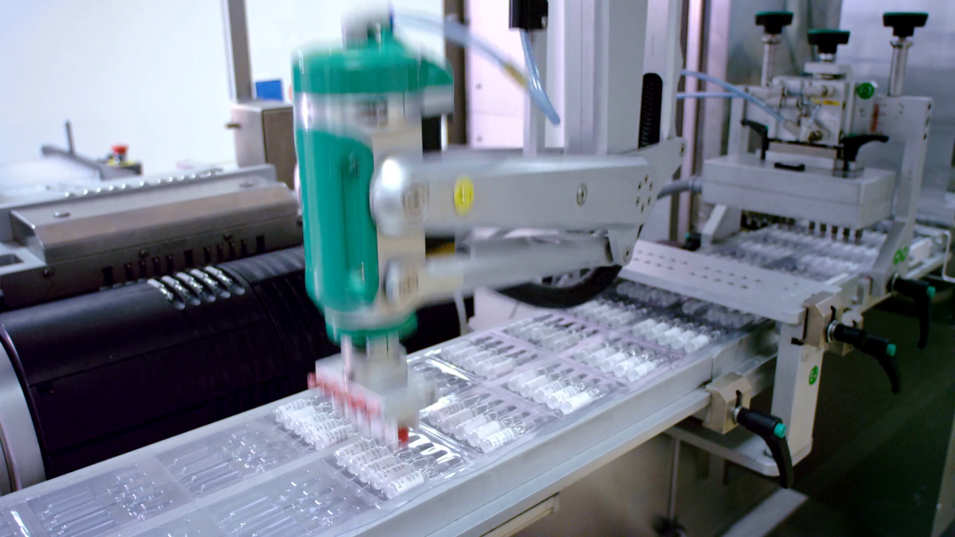 Pharmaceutical Manufacturing Line Automated Stock Footage SBV-315873078 ...