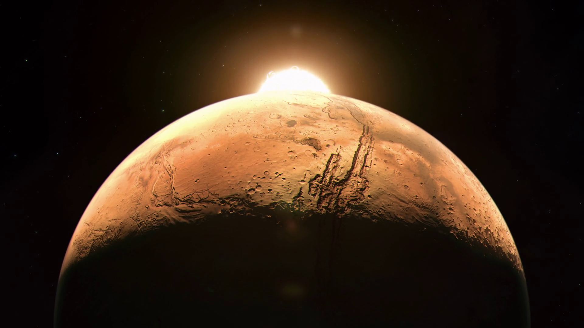 Realistic Animated Shot Of Sun Rising From Stock Motion Graphics SBV ...