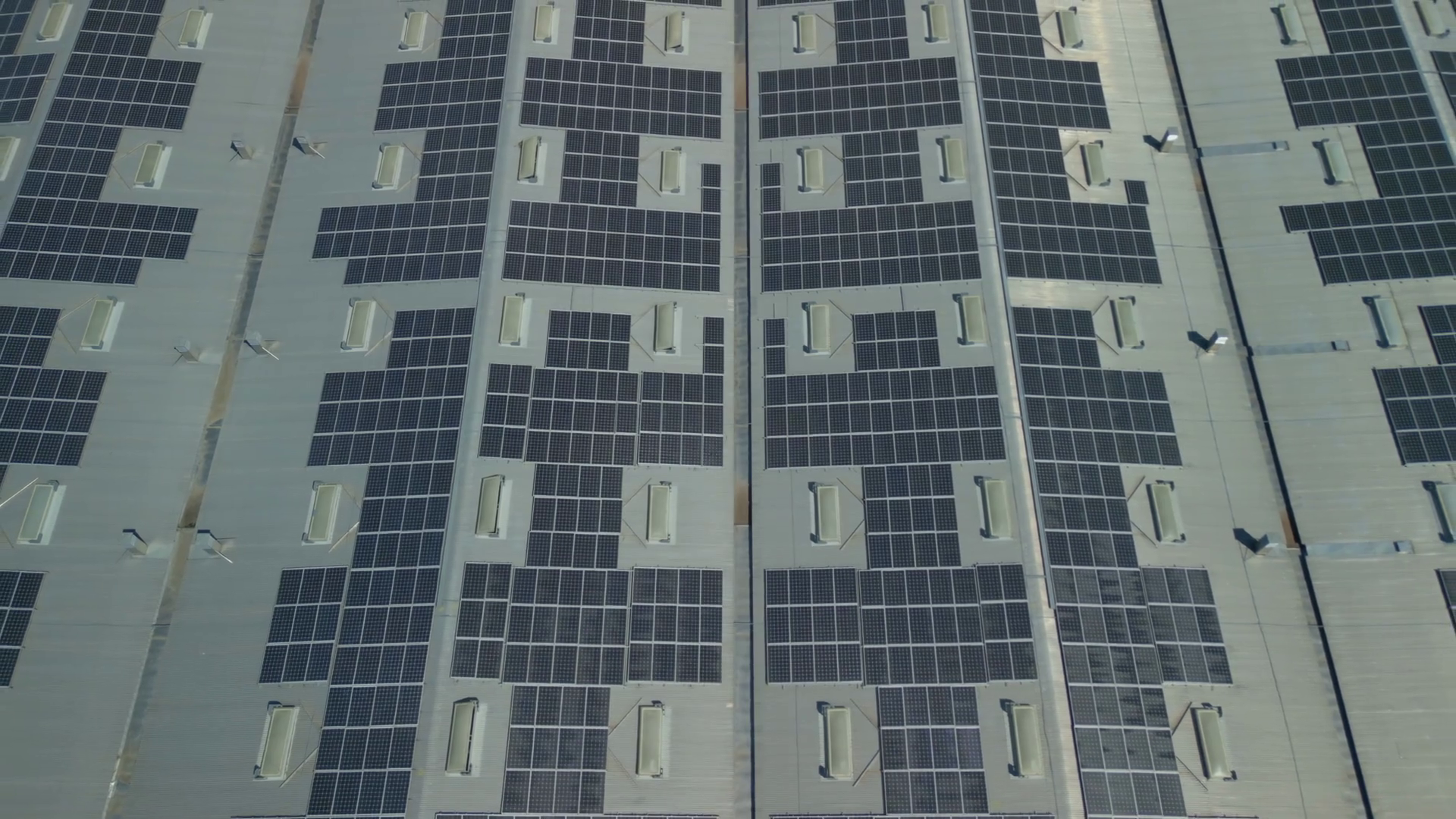 Aerial Top View Of Solar Panel Modules Stock Footage SBV-348551891 ...