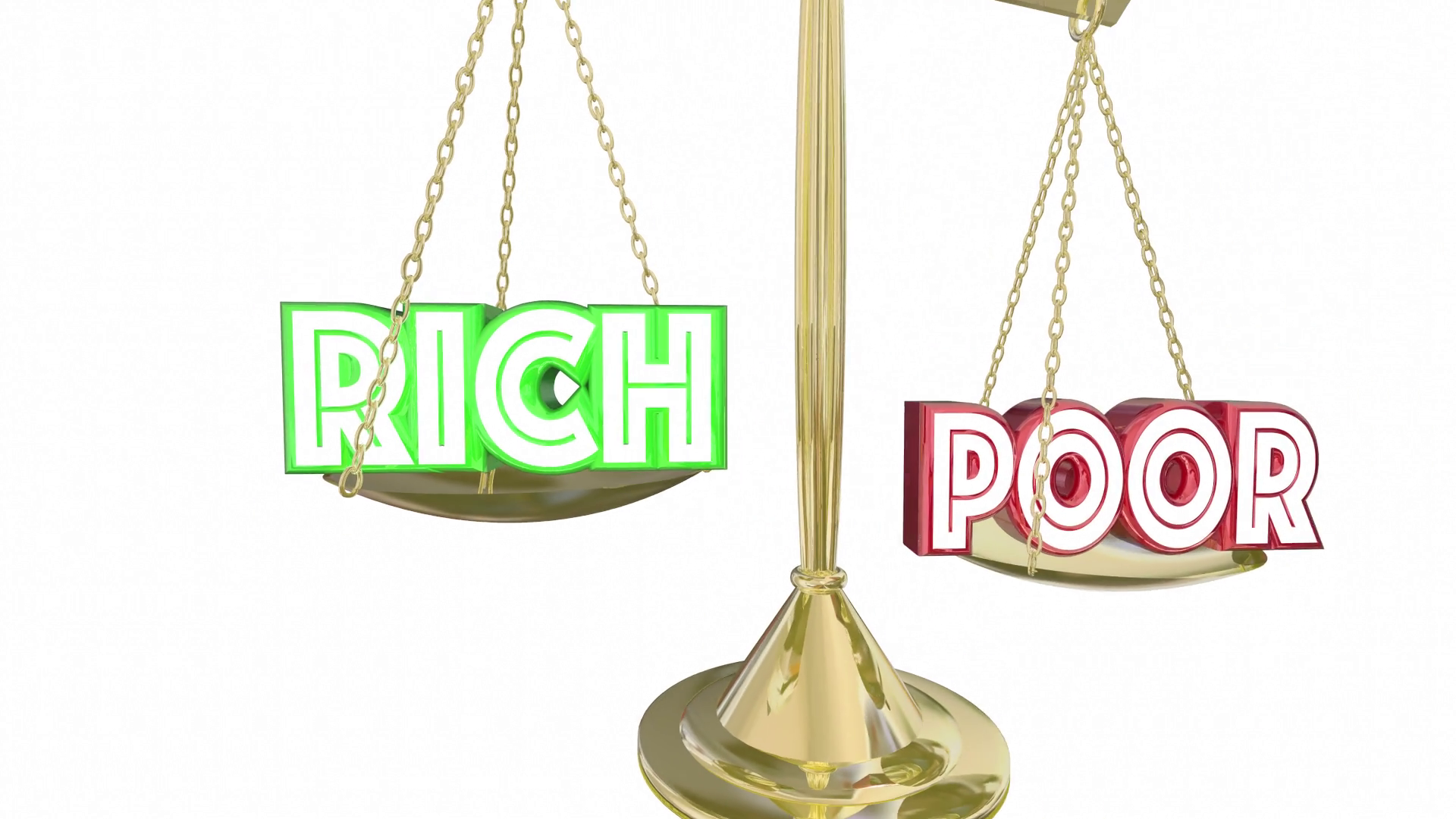 Rich Vs Poor Have Not Scale Balance Class Stock Motion Graphics SBV ...