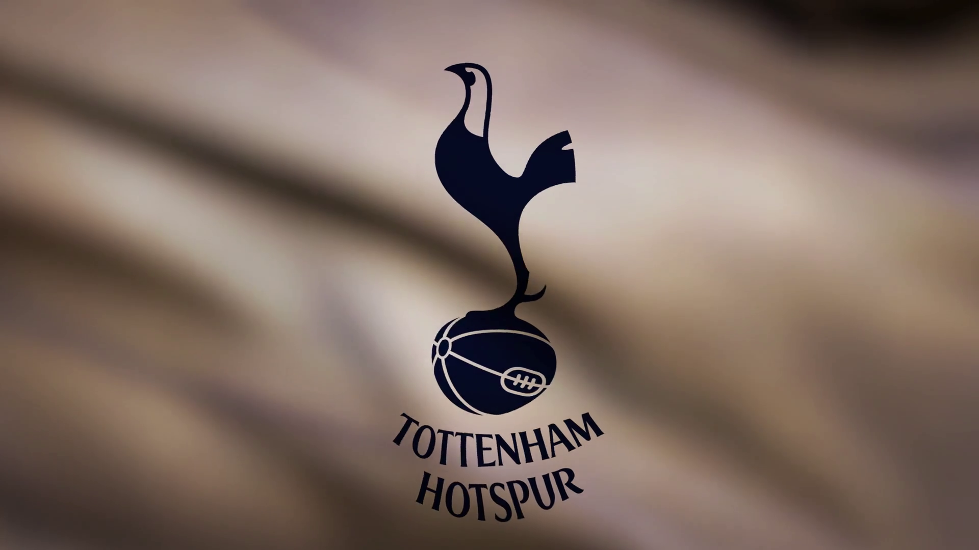 Tottenham Hotspur Logo Flag Football Club Of Stock Footage SBV ...