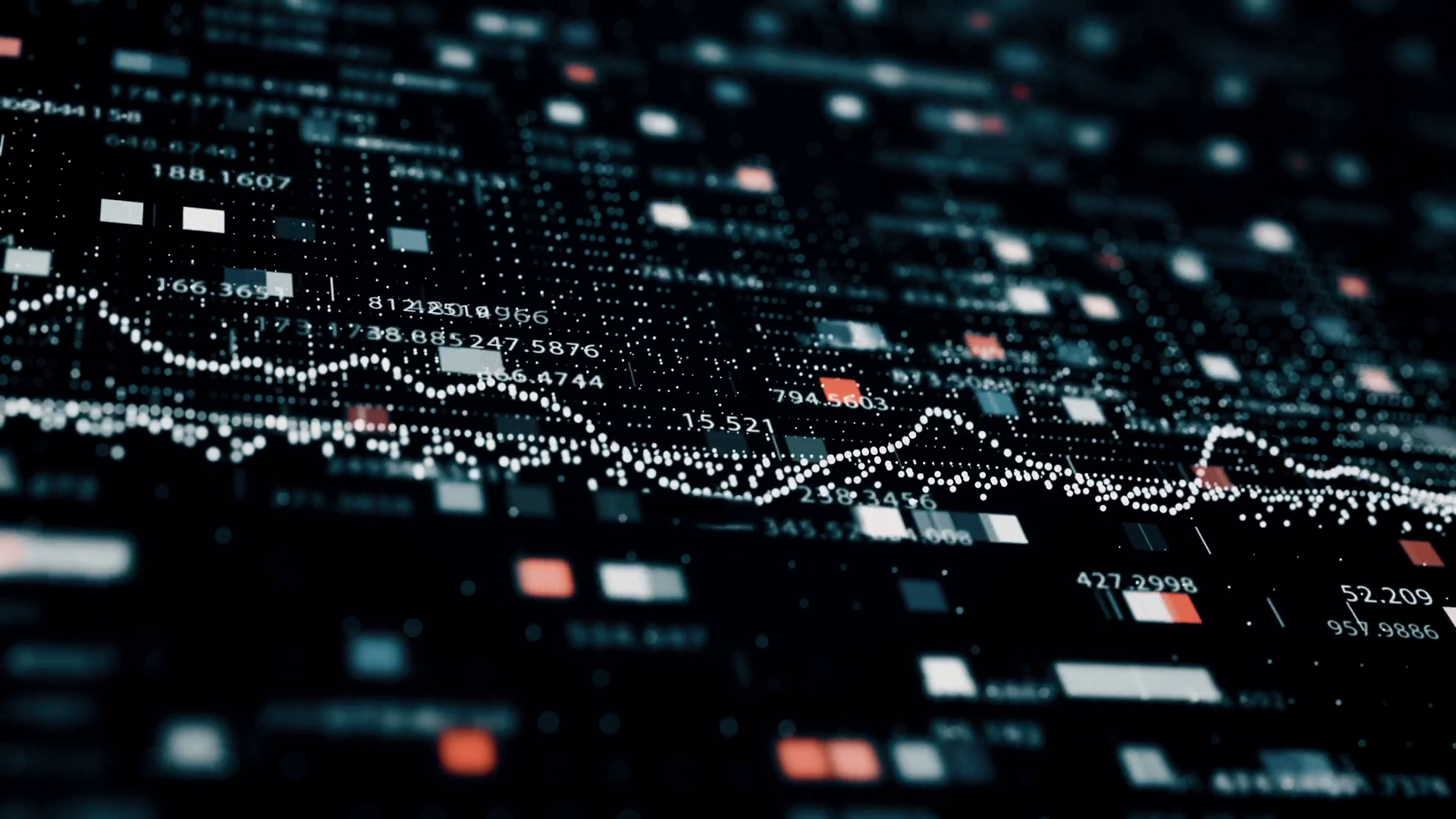 Animation Of Volatile Charts Flowing Stock Motion Graphics SBV ...