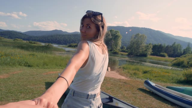 Girl Leading Man Stock Footage: Royalty-Free Video Clips - Storyblocks