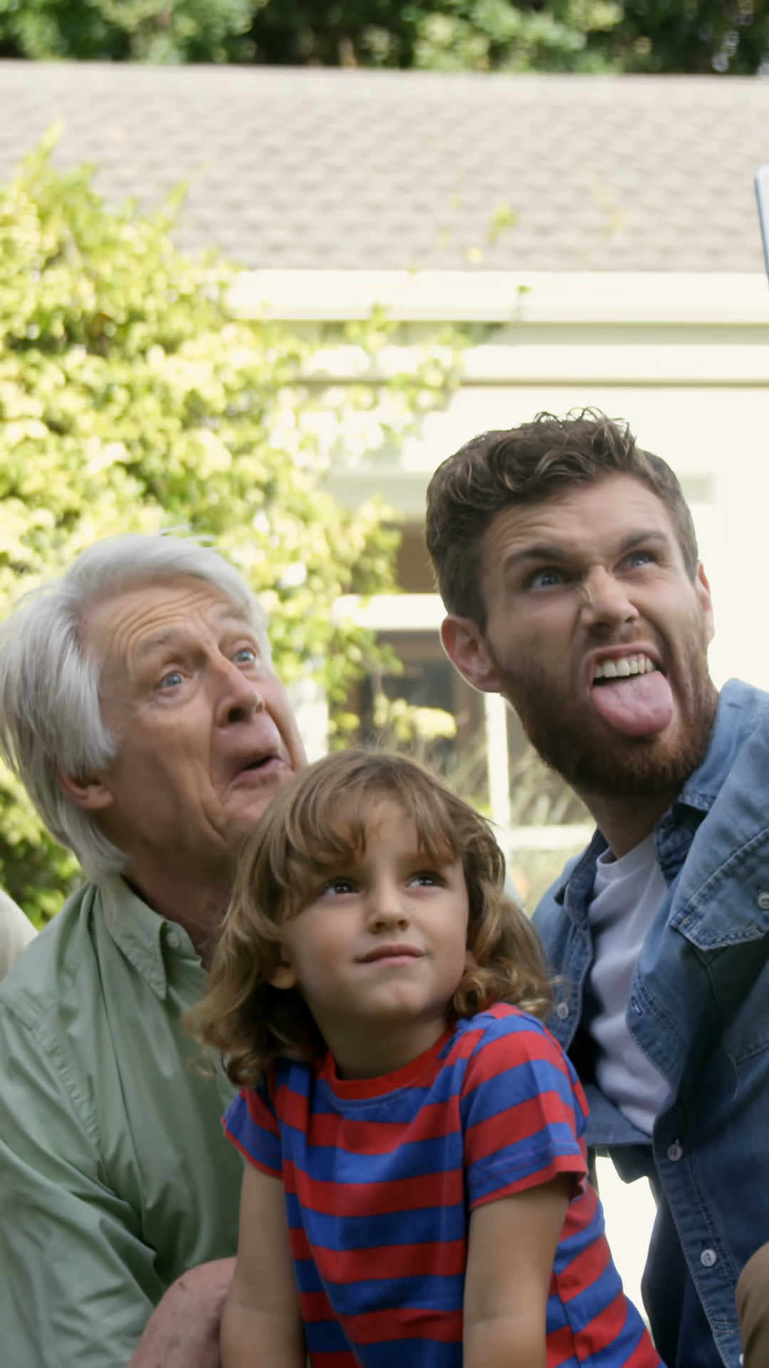 Multi-generational Family Taking Funny Stock Footage SBV-353759572 ...