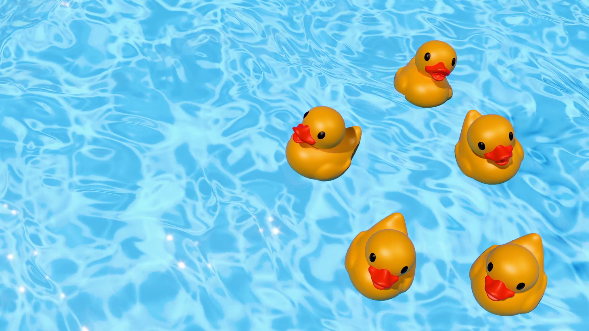 Loop Rubber Ducks Joyfully Floating In Stock Motion Graphics SBV ...