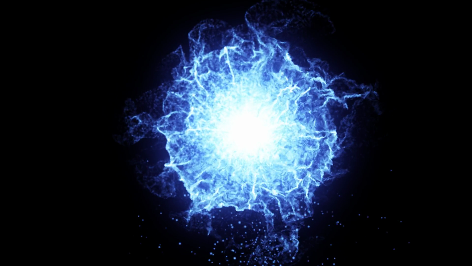 Blue Electric Plasma Burst On Black Stock Motion Graphics SBV-353893931 ...