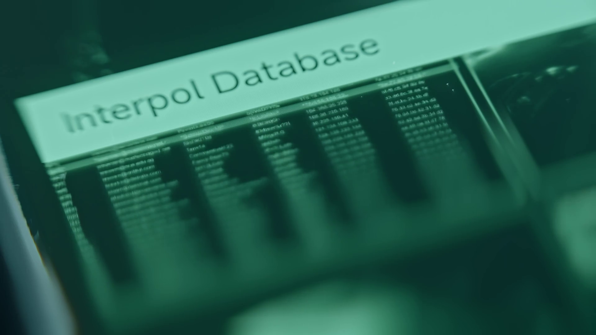 Interpol Database With Criminals Profiles Stock Footage SBV-352271477 ...