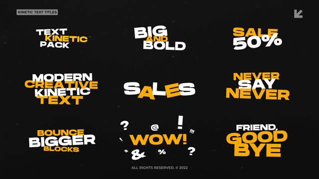 Royalty-Free Kinetic Text Templates - Storyblocks