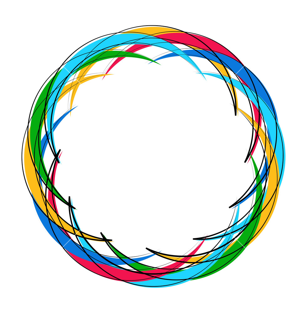 Colorful Circle Frame Royalty-Free Stock Vector SBI-300577765 - Storyblocks