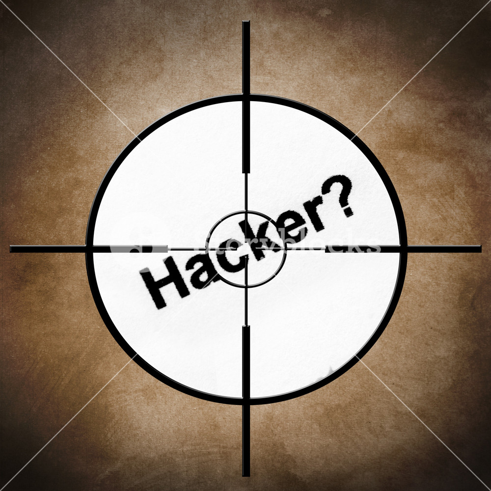 Hacker Target Royalty-Free Stock Image - Storyblocks